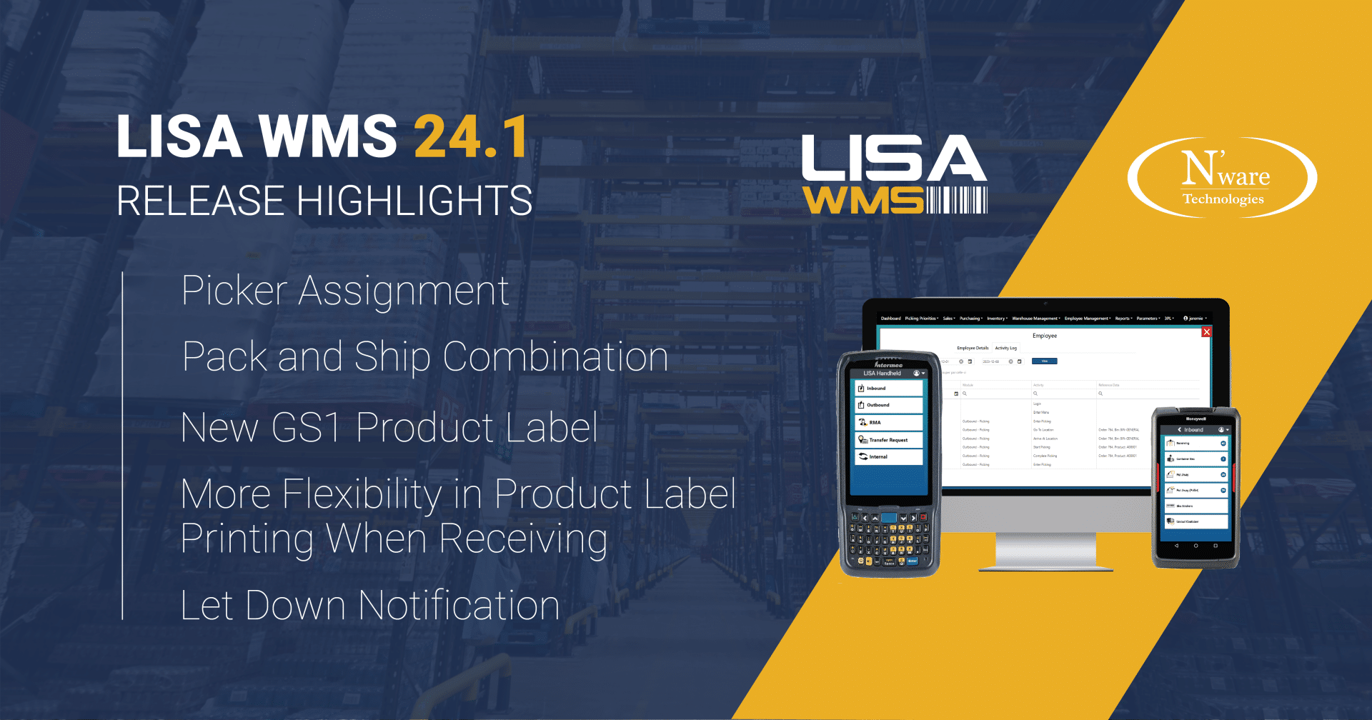 LISA WMS for SAP BUSINESS ONE - Release Highlights 24.1 - LISA WMS